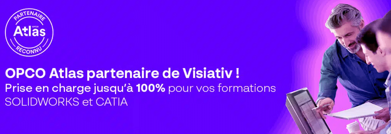 L’OPCO Atlas partenaire de Visiativ pour les formations SOLIDWORKS et CATIA